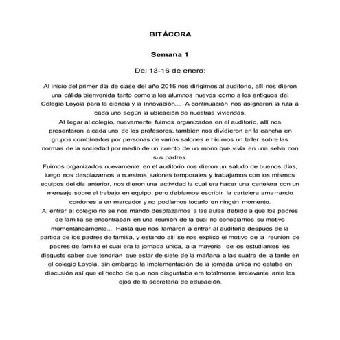 Bitacoras 1 | RTF