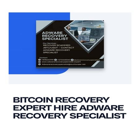 TRUSTED CRYPTOCURRENCY RECOVERY EXPERT HIRE ADWARE RECOVERY SPECIALIST ...