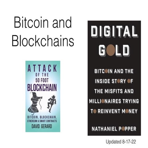 Bitcoin and Blockchains | PDF