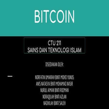 Bitcoin (CTU211) | PPTX