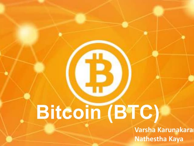 BITCOIN- A Presentation. | PPTX
