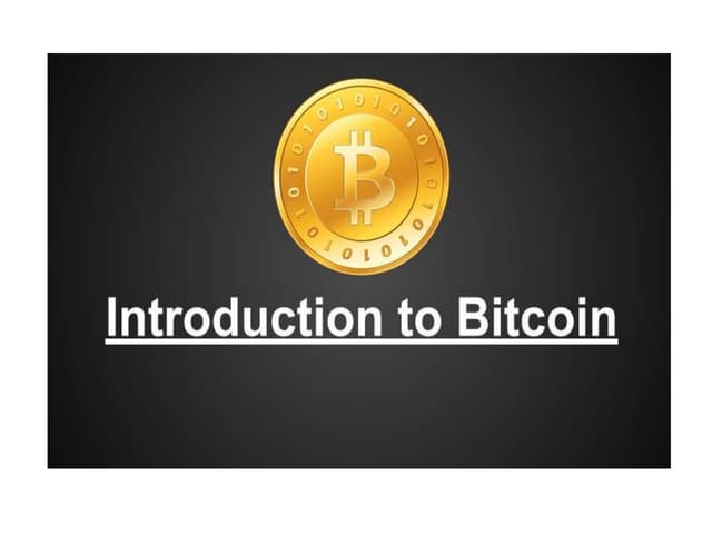 BITCOIN- A Presentation. | PPTX