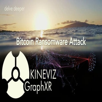 Bitcoin ransomware analysis in GraphXR | PPT