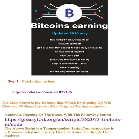 Bitcoins earning new method | PDF