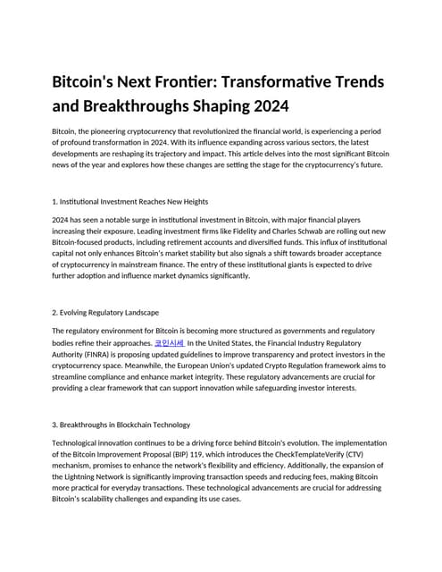 Bitcoin in 2024 Breaking Barriers and Setting New Milestones.docx