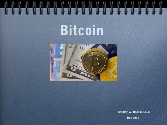BITCOIN- A Presentation. | PPTX