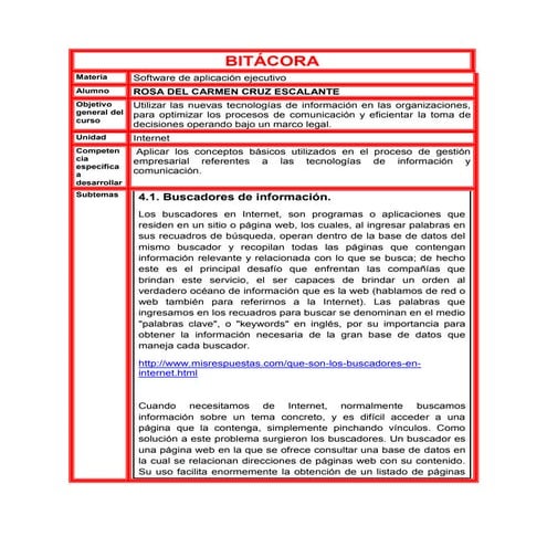 Bitácora 4 ta unidad (1) | DOCX