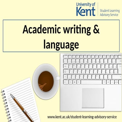 Academic writing language: what university students must know! | PPTX