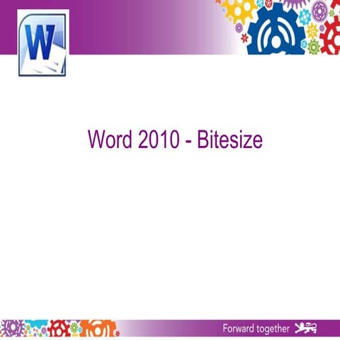 BiteSize Word 2010 | PPT