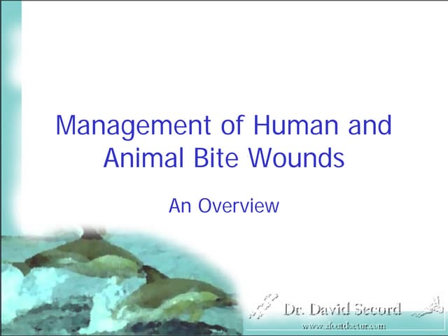 DOG BITE AND ITS MANAGEMENT Medical students.pptx