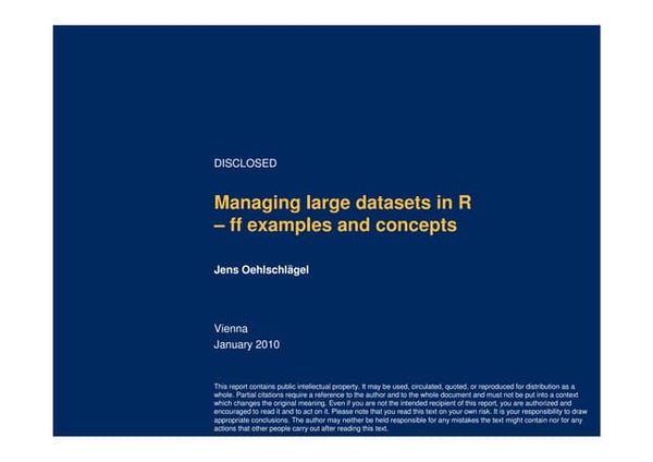 Introduction To R For Data Science Session 5 Data Structuring St