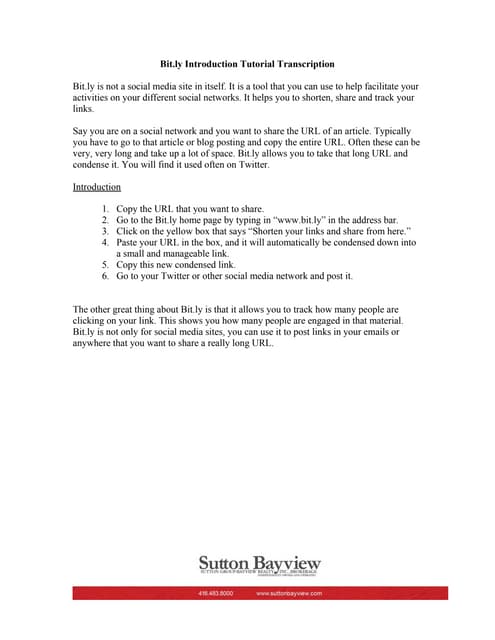 Bit.ly secrets | PPTX | Internet | Computing