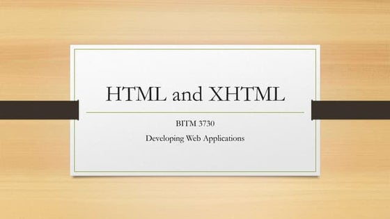 Learn Html Basics Pptx Web Design And Html Internet