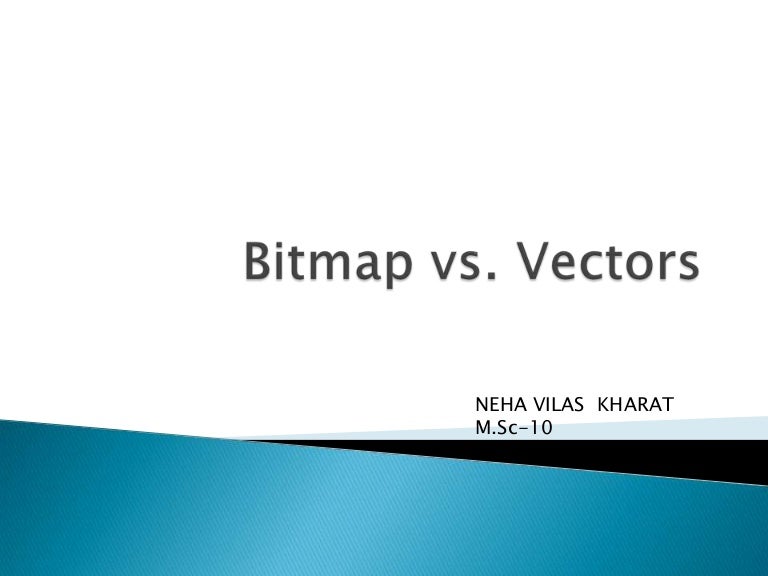 Bitmap vs vectors image