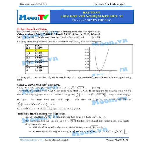 Bài toán nghiệm_kép | PDF