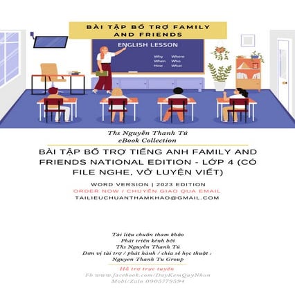 BÀI TẬP BỔ TRỢ ﻿TIẾNG ANH FAMILY AND FRIENDS NATIONAL EDITION - LỚP 4 (CÓ FILE NGHE, VỞ LUYỆN ...