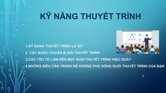 Kỹ năng thuyết trình | PPT