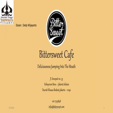Bittersweet | PPTX