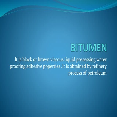 Bitumen | PPT