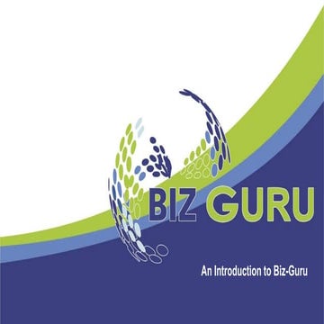 Introduction to Biz-Guru Group of Companies | PPT