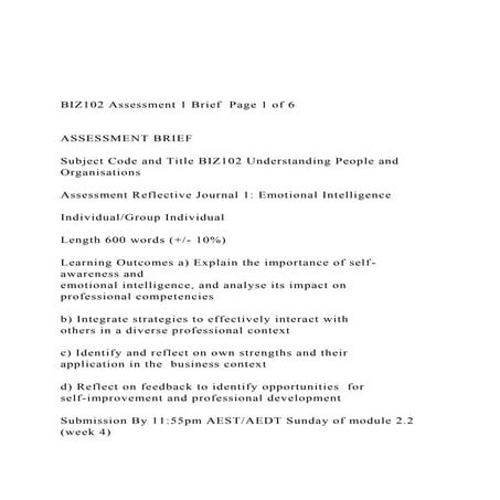 BIZ102 Assessment 1 Brief Page 1 of 6 ASSESSMENT BRI.docx