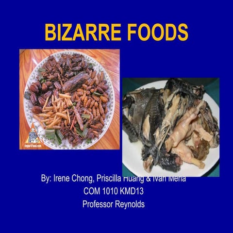 Bizarre Foods | PPT