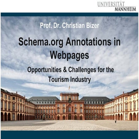 TFF2015, Christian Bizer, Uni Mannheim "Schema.org-Annotationen in ...