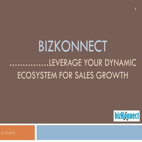 Bizkonnect actionable sales intelligence solution - delivery model | PPT