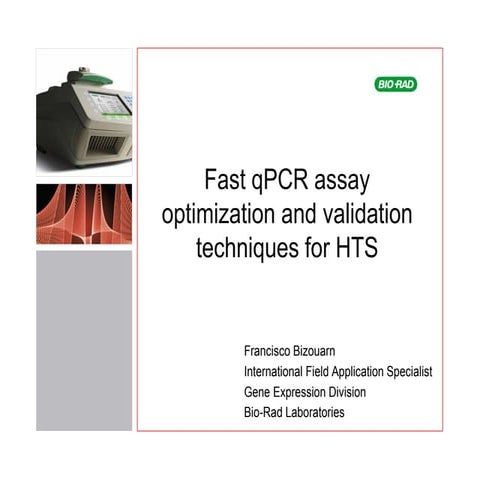 Fast qPCR assay optimization and validation techniques for HTS | PDF