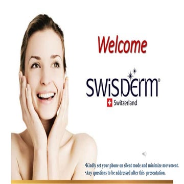 SWISDERM INTERNATIONAL - BUSINESS PREVIEW | PPT