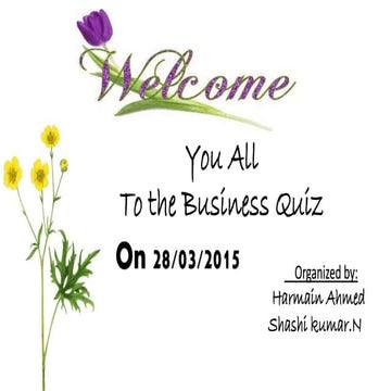 Biz quiz | PPT