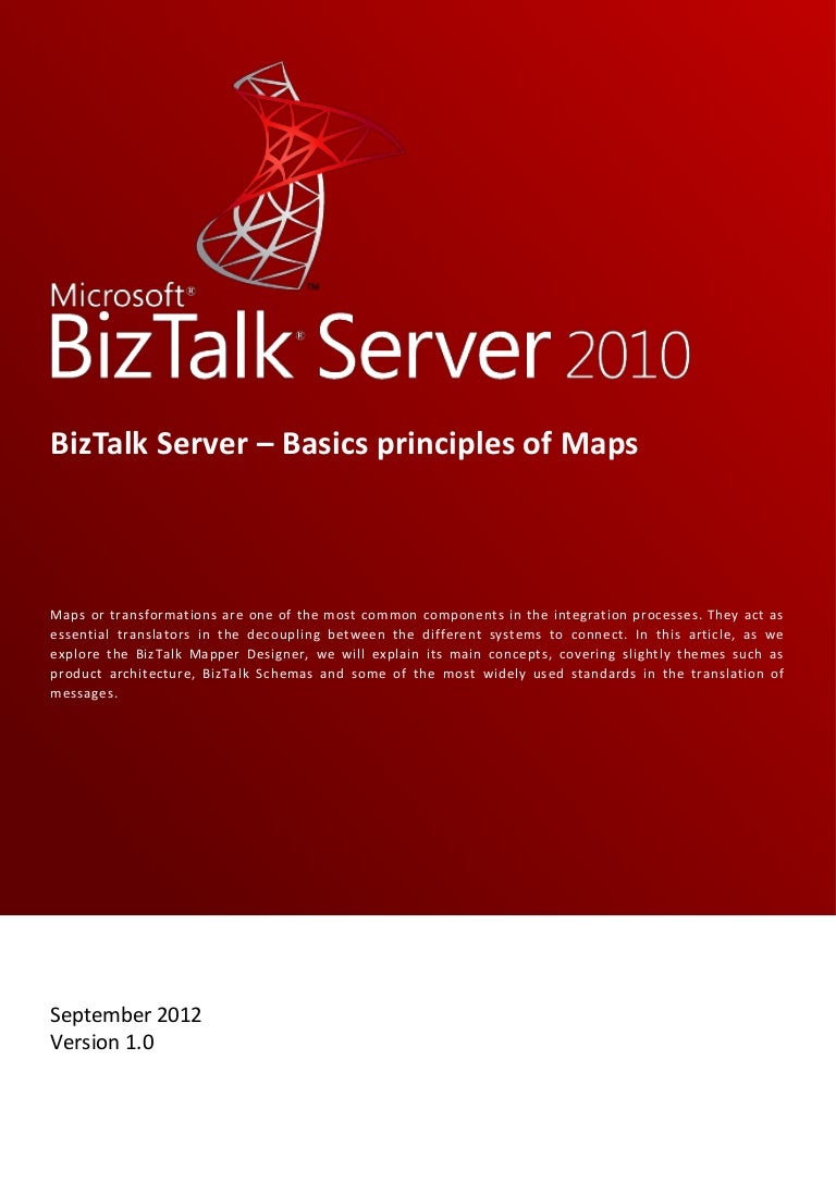 Biztalk Server Basics Principles Of Maps