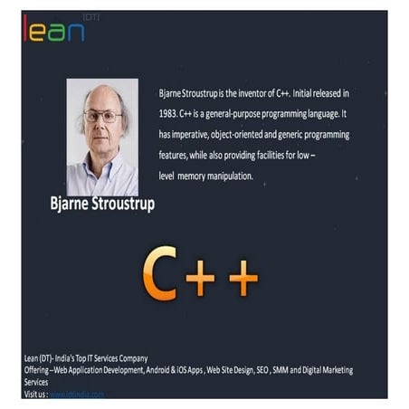 Bjarne Stroustrup | PDF