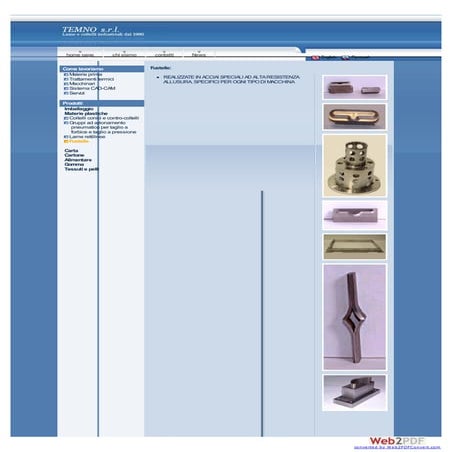 Fustelle per taglio materie plastiche | TEMNO | PDF