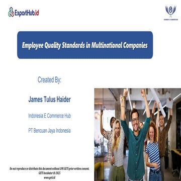 Employee Quality Standards in Multinational Companies | PDF