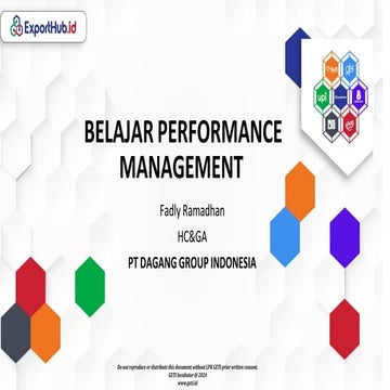 Belajar Performance Management untuk Diri Sendiri dan Perusahaan | PPT