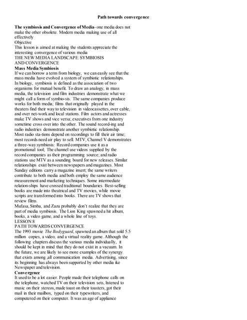 Media Convergence | PPTX | Home Entertainment Systems | Consumer ...