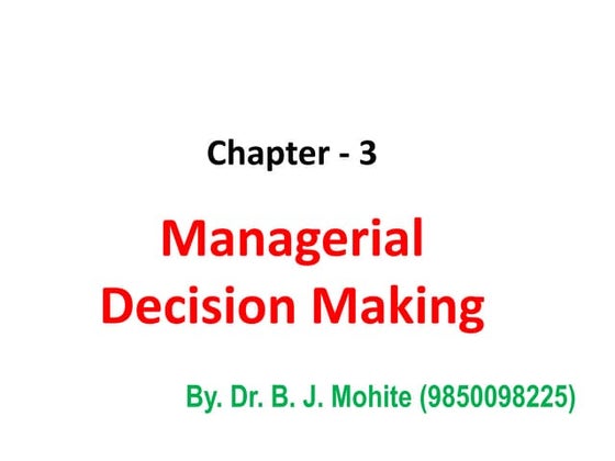 Decision Making Process | PPT