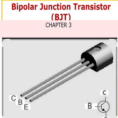 BJT Input and Output Characteristics in Common-Base Configuration | PPTX