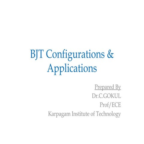 BJT Configurations and Applications.pptx