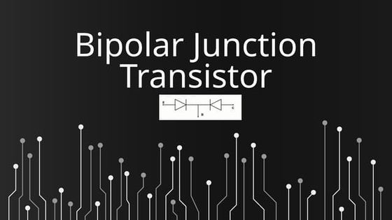 BJT Input and Output Characteristics in Common-Base Configuration | PPTX