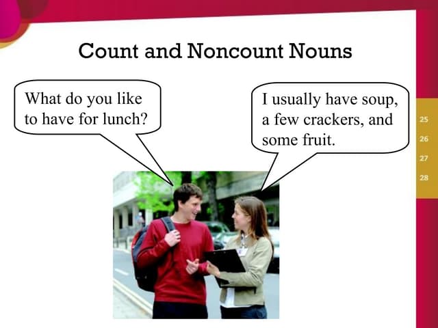 Mass and count nouns | PPT