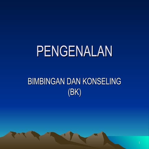 Bimbingan Konseling di Sekolah bagi Siswa.ppt