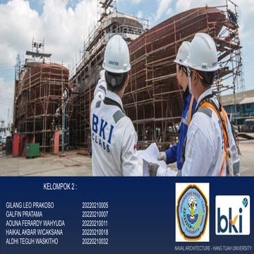 BKI REPARASI BADAN KAPAL liad wdiadiawbdi bawu iuy awdia | PPTX