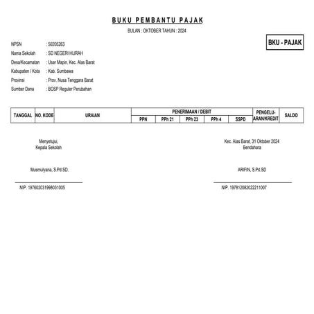 bku-pajak-output 10.pdfzzzzzzzzzzxxxxxxxxxxxxxxx | PDF