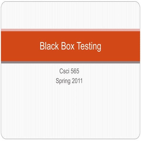 Black-Box.ppt | Computing | Technology & Computing