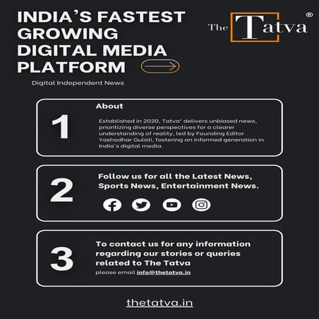 The Tatva® is a youth-run digital independent news. | PDF