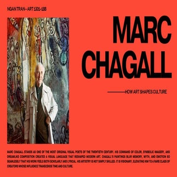 Marc Chagall presentation about Marc Chagall | PDF
