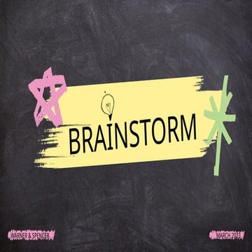 Black and White Chalkboard Brainstorm Presentation.pptx