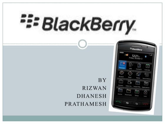 Blackberry- Product Life Cycle & Ansoff Matrix | PDF